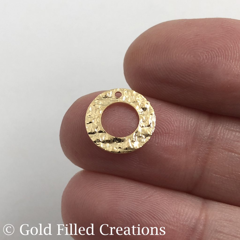 Gold Filled Circle Washer Disc 12mm , 5 15 50 150 pieces 30% discount ...