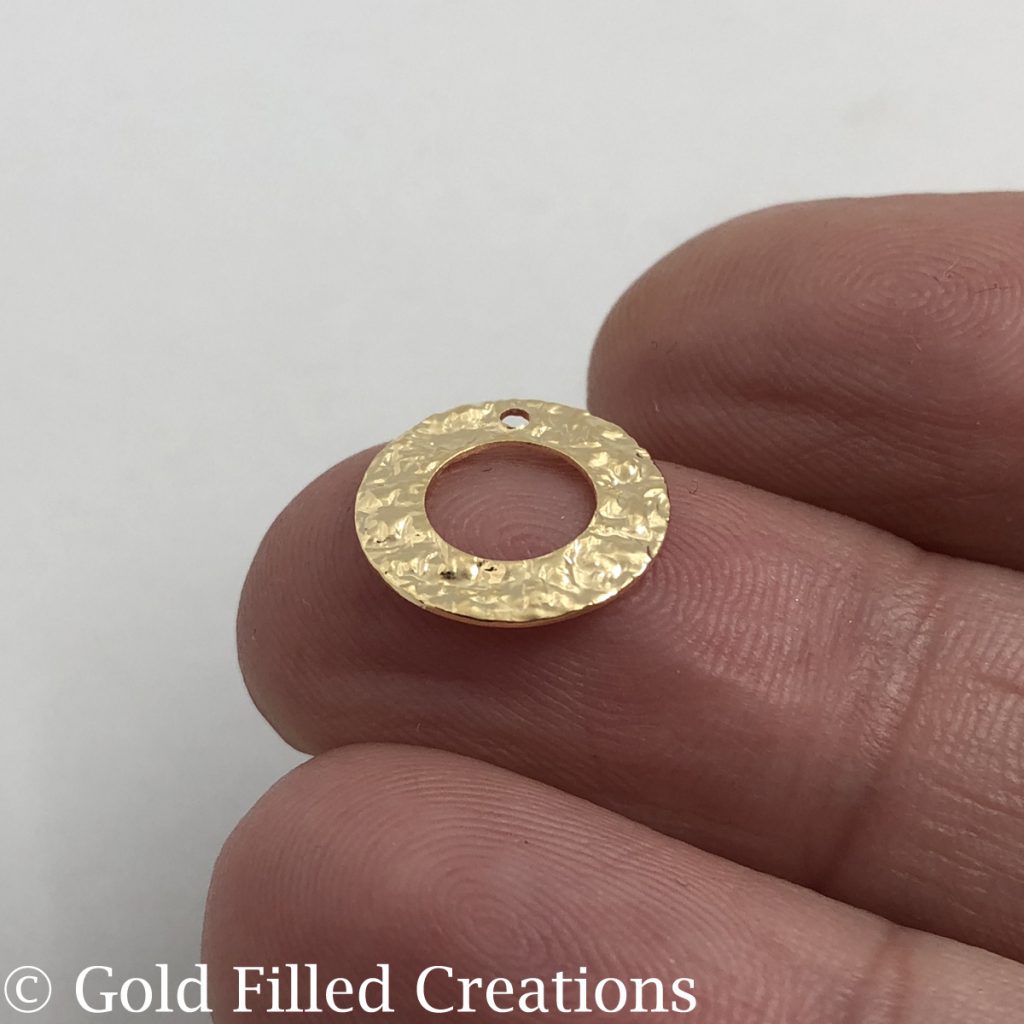 Gold Filled Circle Washer Disc 12mm , 5 15 50 150 pieces 30% discount ...