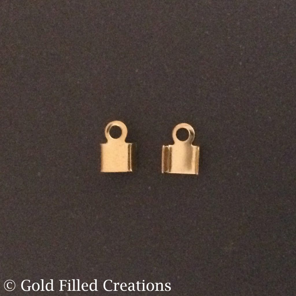 Gold filled crimps end caps 3mm , 30 100 300 pieces 25% Off , gold ...