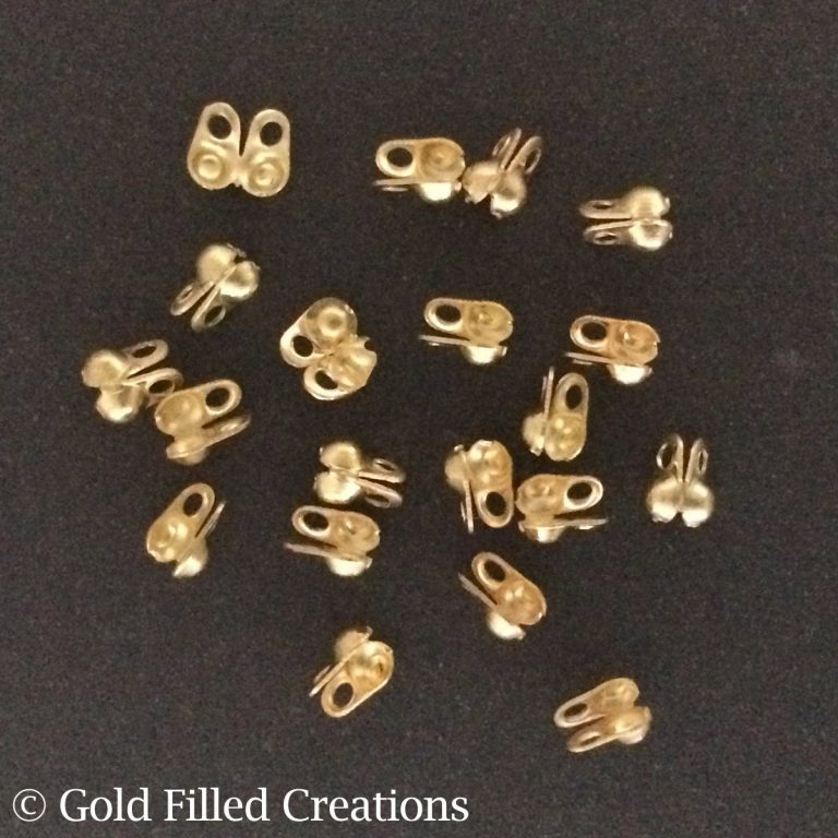 Gold filled ball chain connector , 30 100 300 pieces 25% discount ...