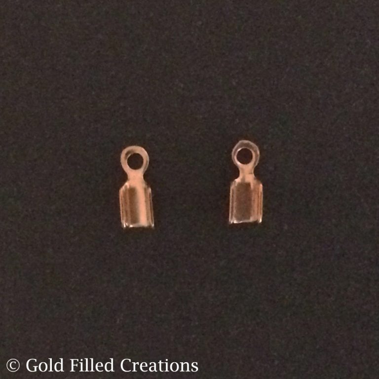 Gold Filled End Caps by Goldfilledcreations.com