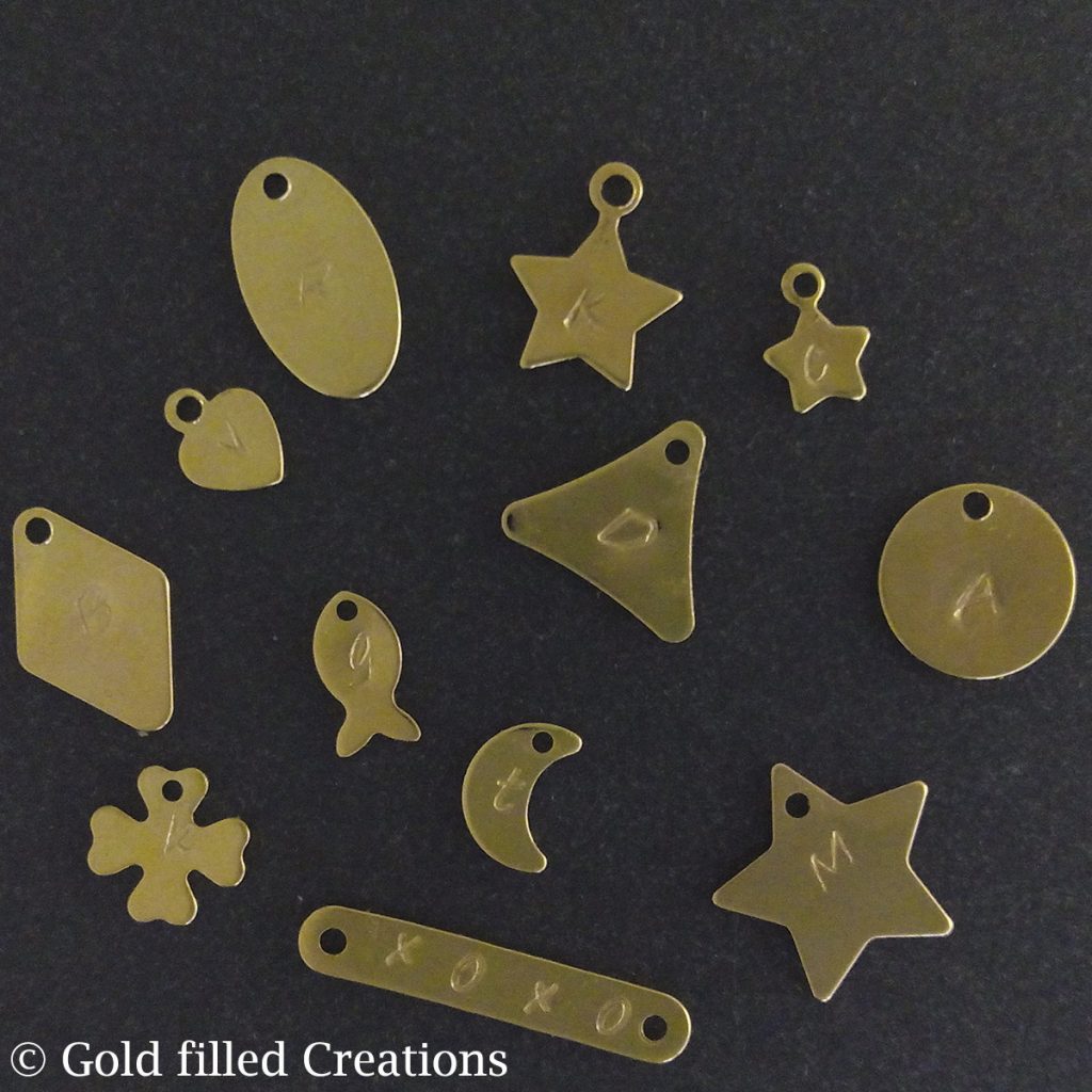 Gold Filled charms Star 11mm wholesale , 10 50 100 250 pcs 40% discount ...
